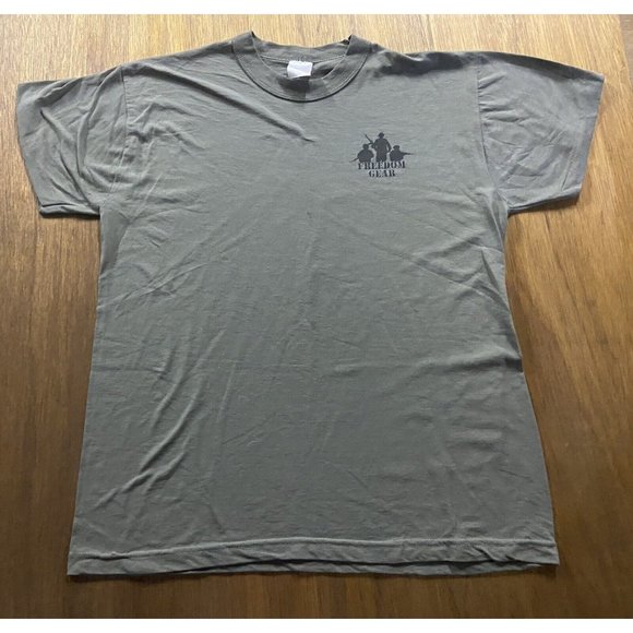 Freedom Gear | Shirts | Freedom Gear Green Graphic Crew Neck Tee Mens ...
